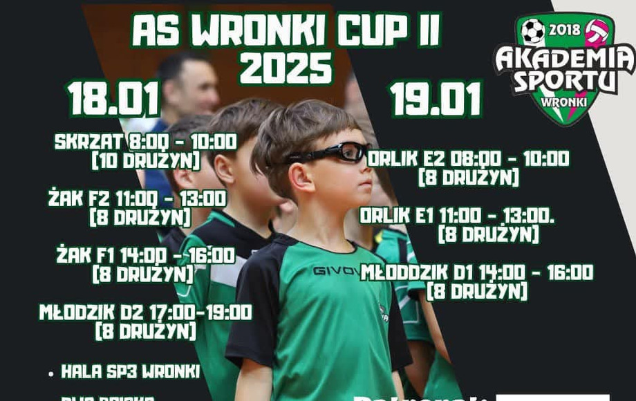 Turniej AS Wronki CUP II 2025 - Urząd Miasta i Gminy Wronki