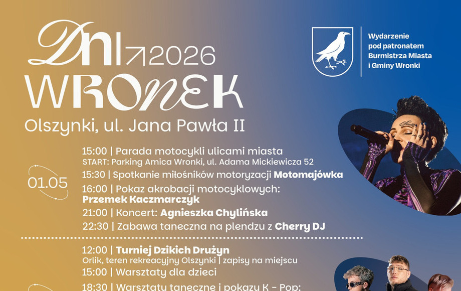 Dni Wronek 2026 - Urząd Miasta i Gminy Wronki